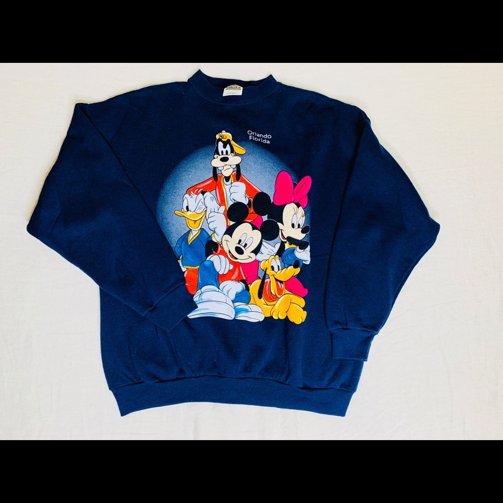 Vintage Disney Navy Blue Sweater. - Gem